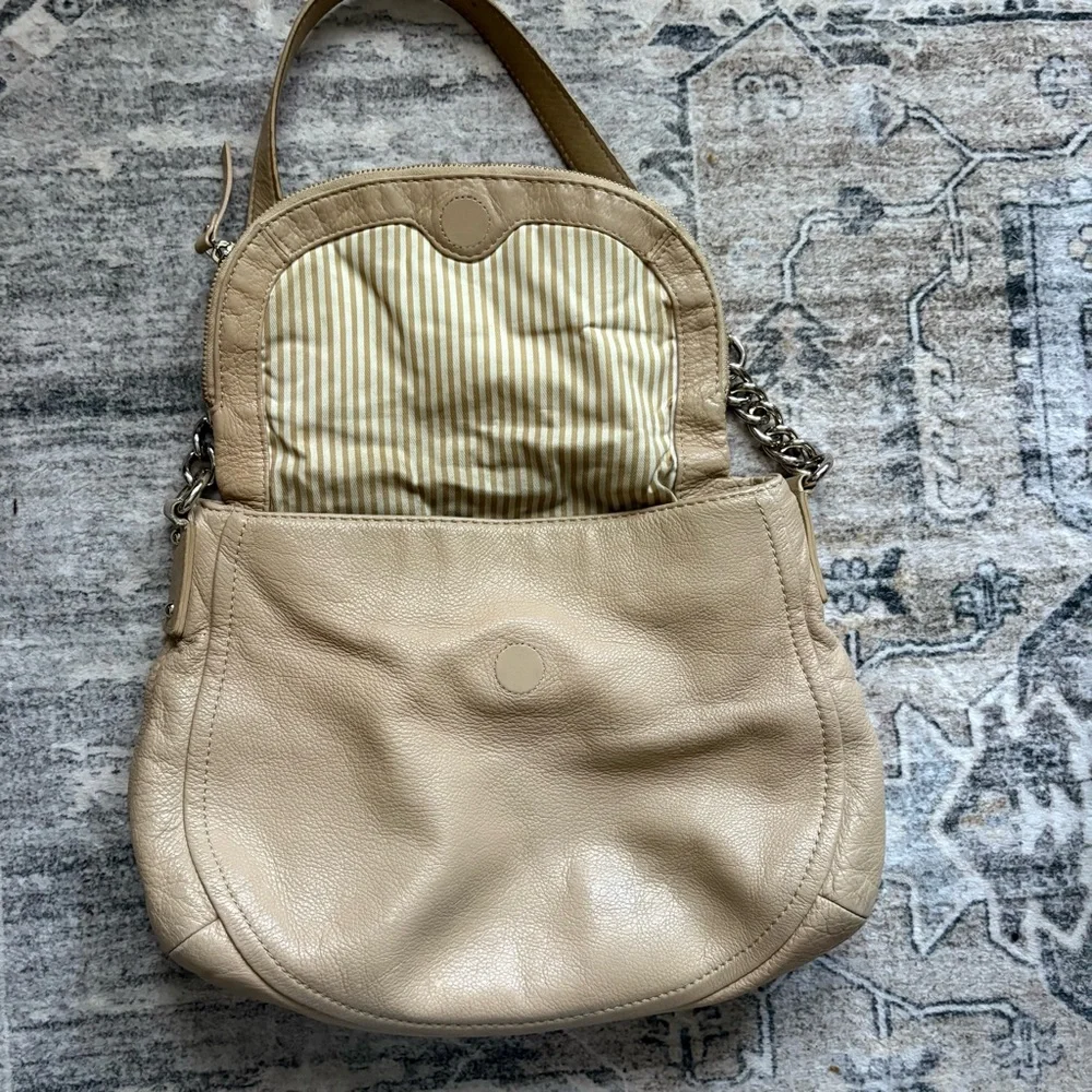 kate spade | Bags | Kate Spade Hobo Shoulder Bag Taupe Tan Leather ...